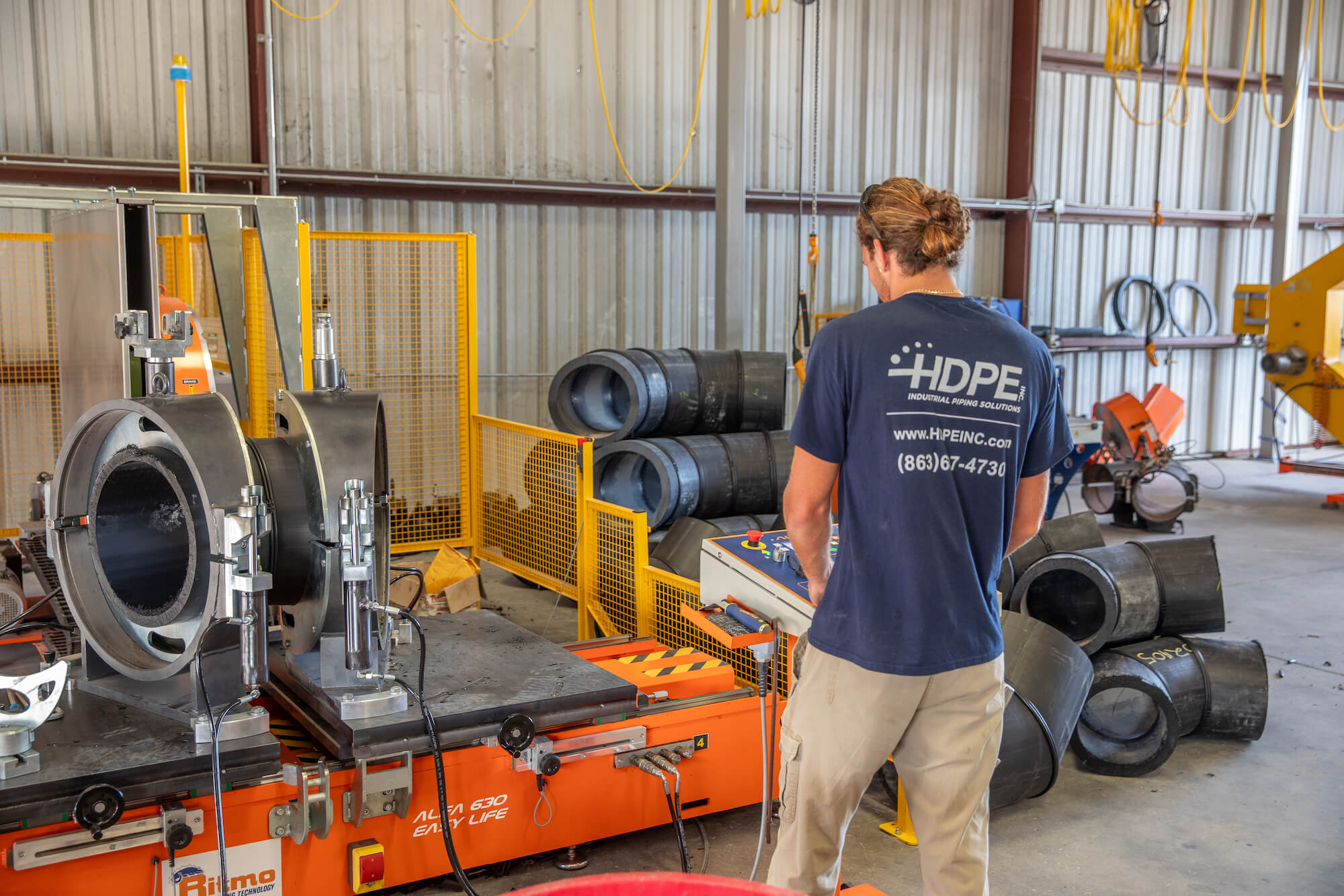 Custom Fabrication - HDPE Pipe & Fittings